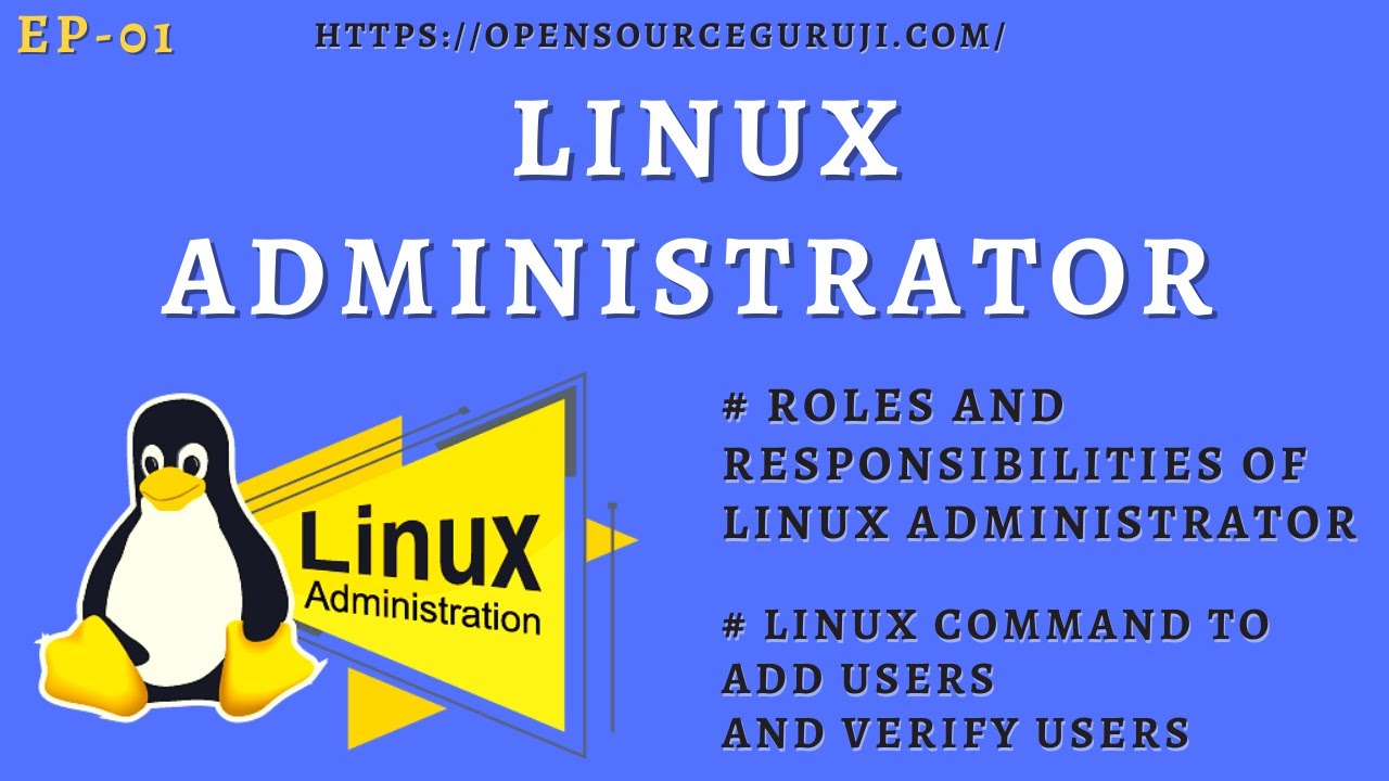 Linux Administrator And Management User Management 3895