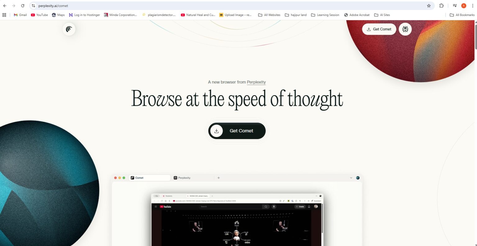 Comet AI Browser by Perplexity.ai: The New AI-Powered Browser